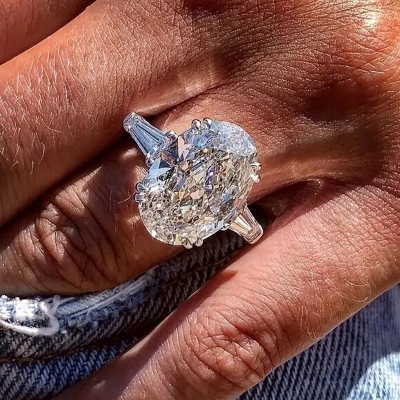 Jewelry | Large Oval Cocktail Ring | Poshmark